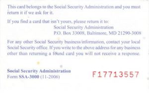 USA Social Security Card PSD Template (SSN) – Download Photoshop File
