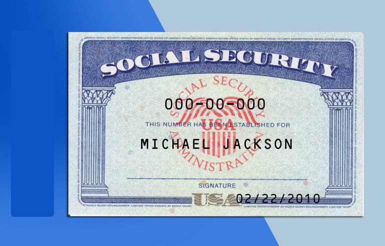 USA Social Security Card PSD Template (SSN) – Download Photoshop File