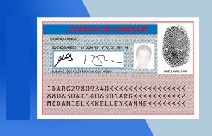 Argentina Drivers License PSD Template – Download Photoshop File