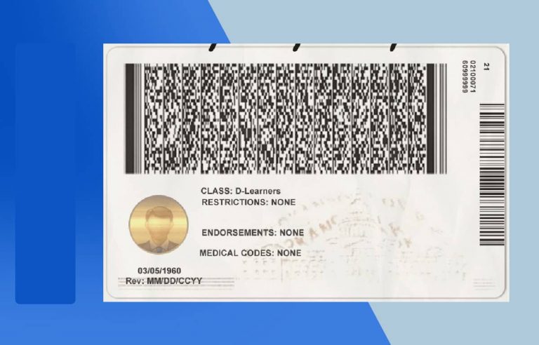 Arkansas Drivers License PSD Template (New Edition)– Download Photoshop ...