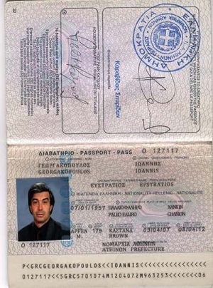 Greece Passport PSD Template – Download Photoshop File