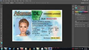Arkansas Drivers License PSD Template – Download Photoshop File