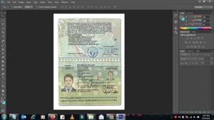 Italy Passport PSD Template – Download Photoshop File