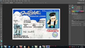 South Dakota Drivers License PSD Template – Download Photoshop File