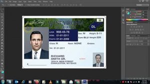 West Virginia Drivers License PSD Template – Download Photoshop File