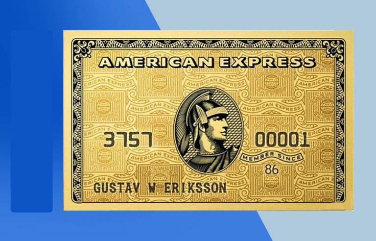 American Express Gold Credit Card PSD Template – Download Photoshop File