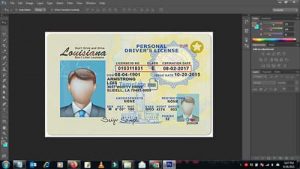Louisiana Drivers License PSD Template (New Edition) – Download ...