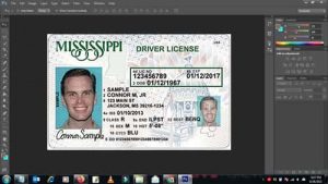 Mississippi Drivers License PSD Template (New Edition) – Download ...