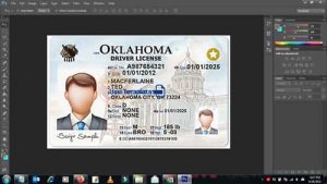 Oklahoma Drivers License PSD Template (New Edition) – Download