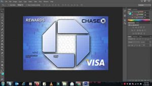Chase Bank Visa Reward Card PSD Template – Download Photoshop File