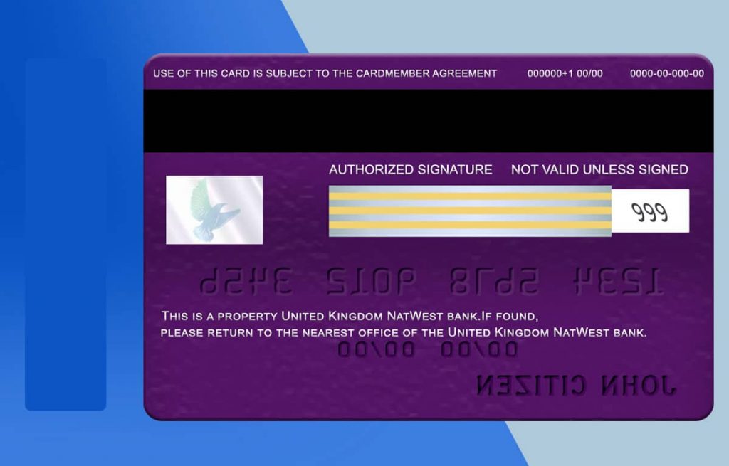 NatWest Credit Card PSD Template – Download Photoshop File