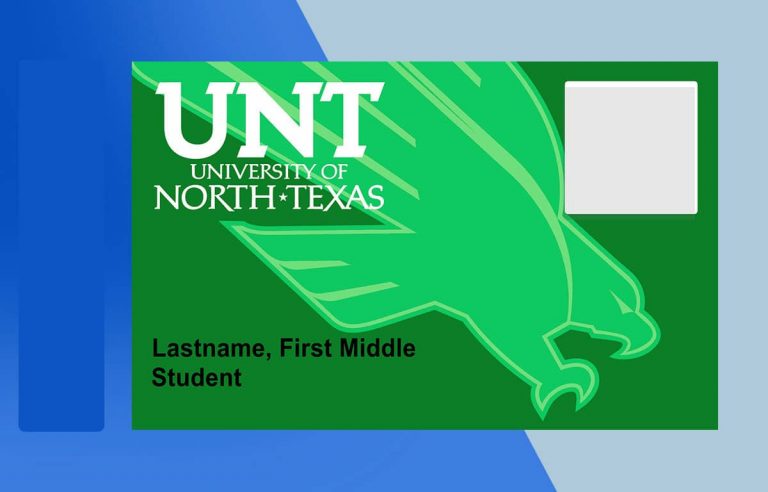University of North Texas ID PSD Template – Download Photoshop File