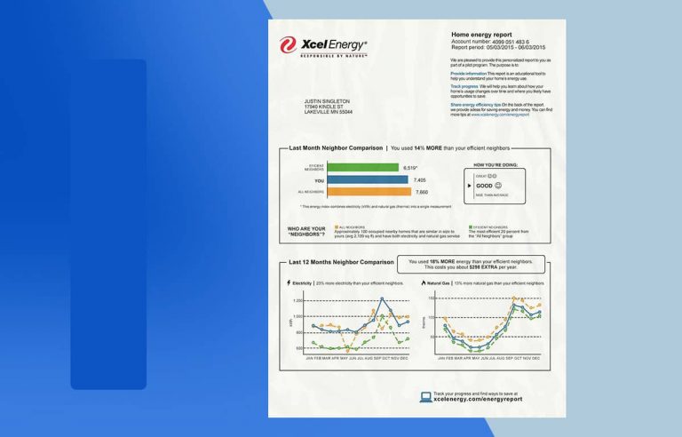 Utility Bill Template - Fully Editable PSD Templates