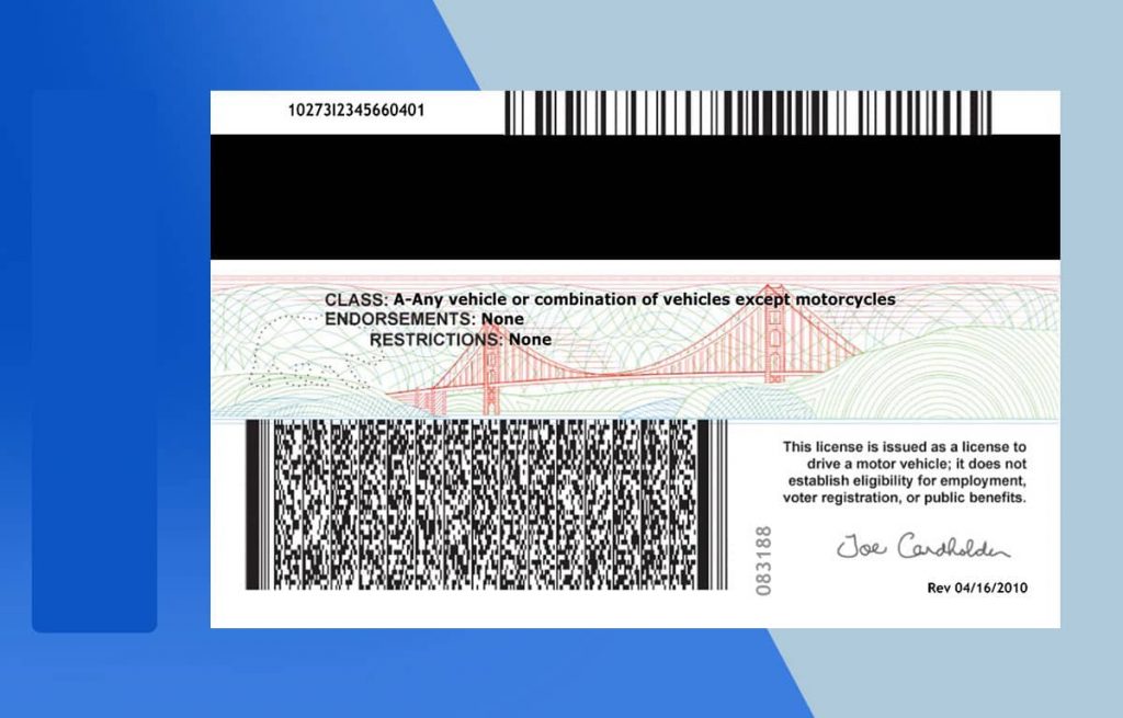 California Drivers License PSD Template (V1) – Download Photoshop File