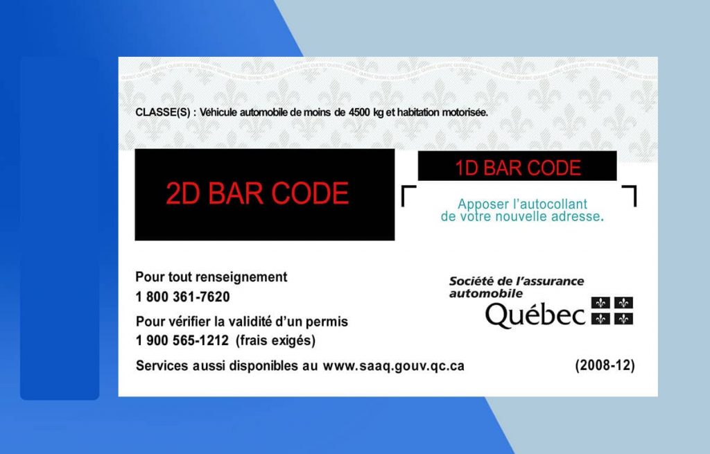 Canada Quebec Drivers License PSD Template – Download Photoshop File