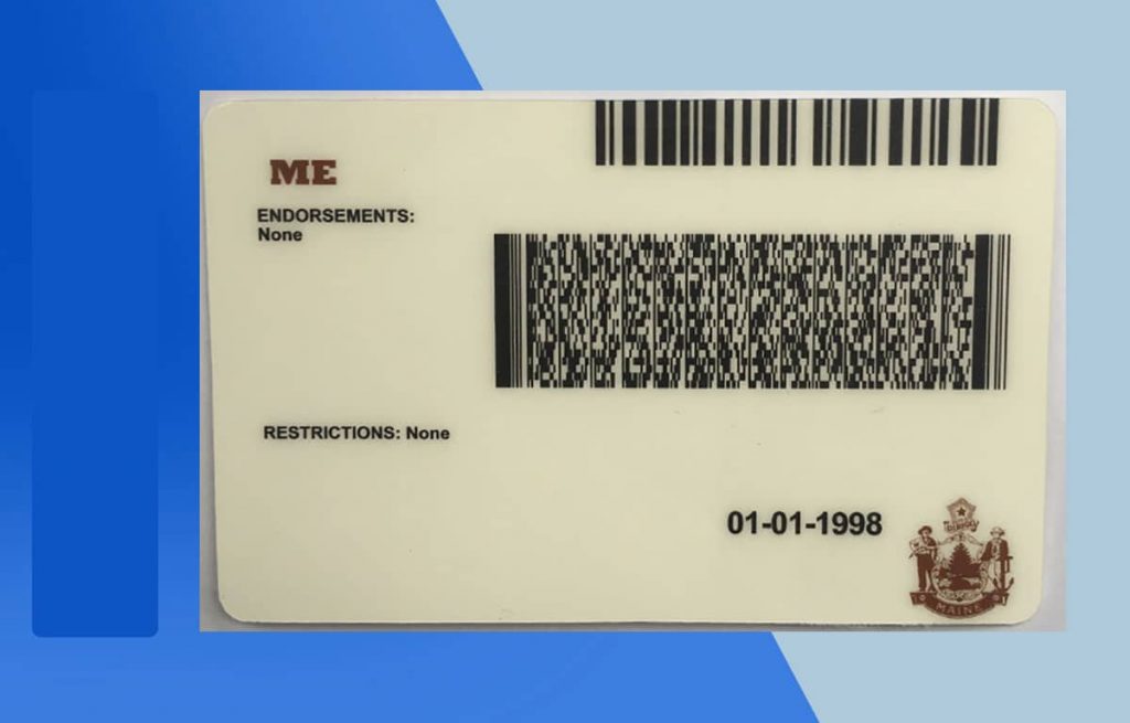 Maine Drivers License PSD Template (New Edition) – Download Photoshop File