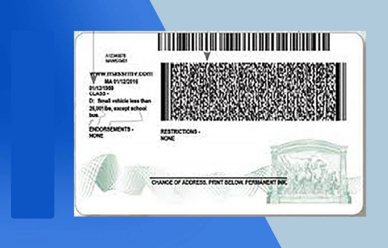 Massachusetts Drivers License PSD Template (New Edition) – Download ...