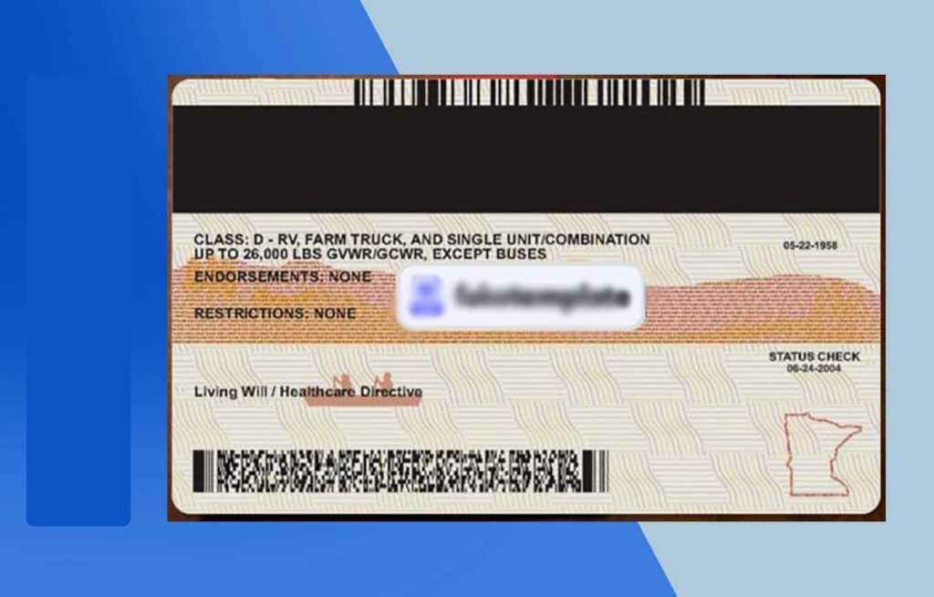 Minnesota Drivers License PSD Template (New Edition) – Download ...