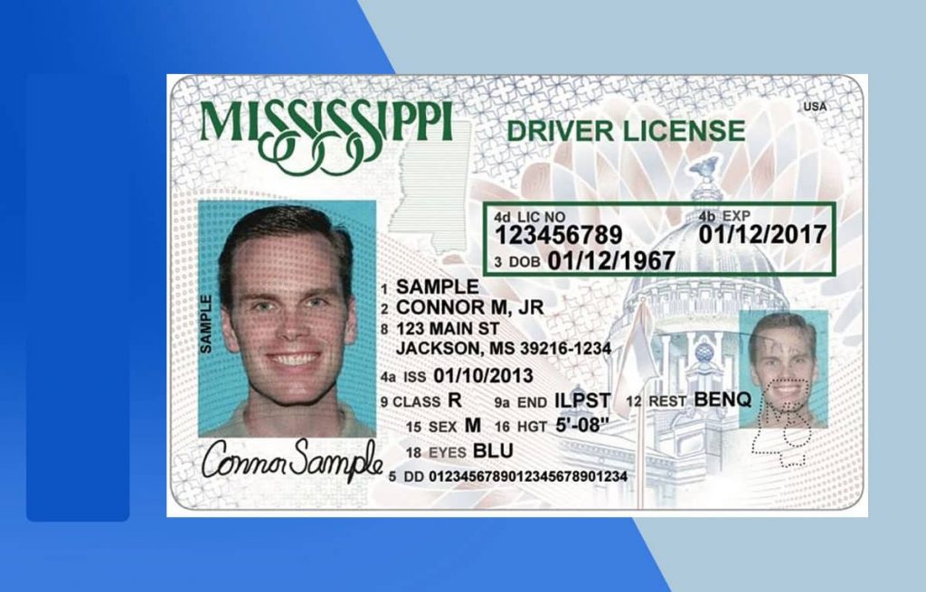 Mississippi Drivers License PSD Template (New Edition) – Download ...
