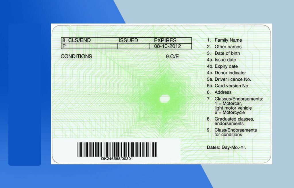 New Zealand Drivers License PSD Template – Download Photoshop File