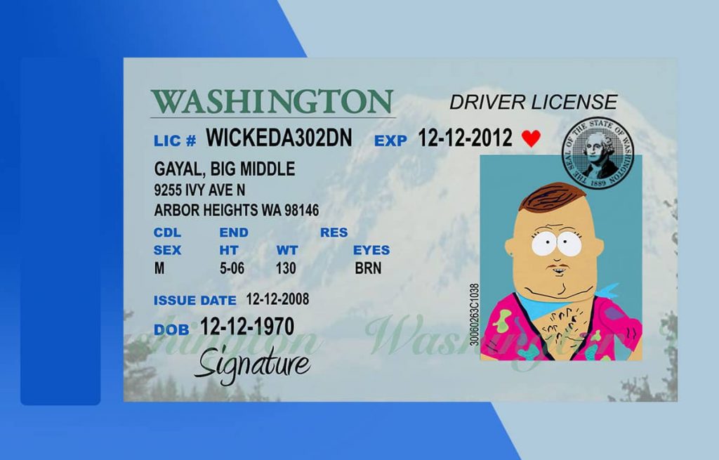 Driver's License Template - Fully Editable PSD Templates