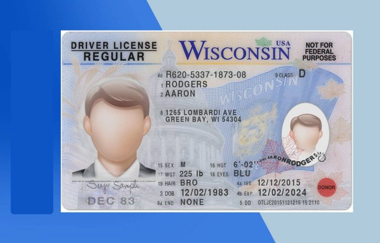 Wisconsin Drivers License PSD Template (New Edition) – Download ...