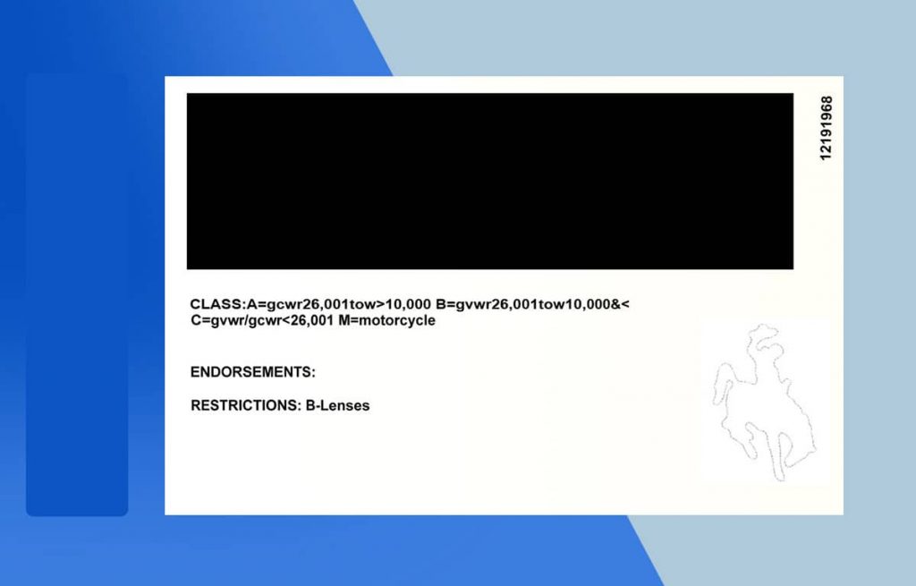 Wyoming Drivers License PSD Template – Download Photoshop File
