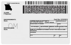 Missouri Drivers License PSD Template – Download Photoshop File