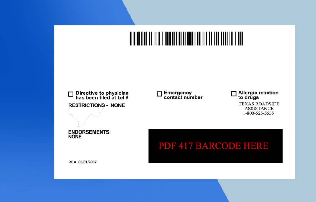 Texas Drivers License PSD Template – Download Photoshop File